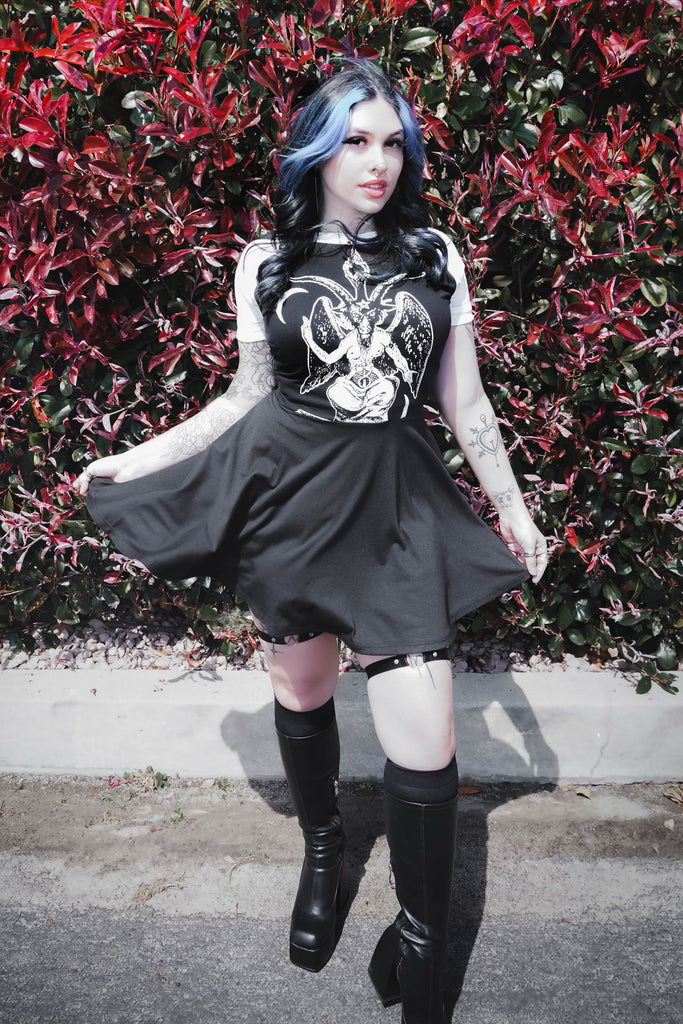 Baphomet Baby Doll Dress - Vera's Eyecandy