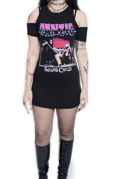 Danzig Shoulder-Cut Dress - Vera's Eyecandy