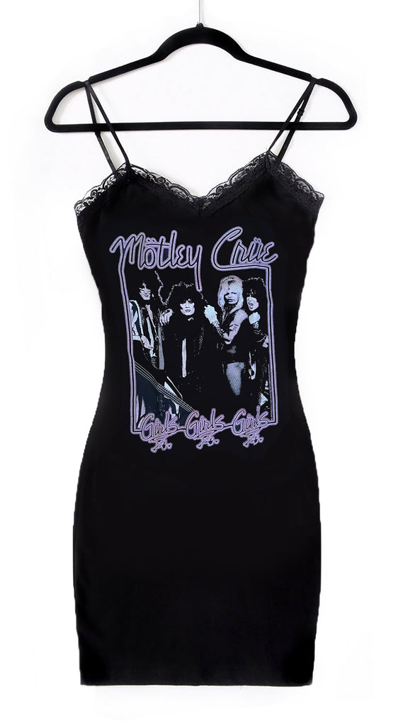 Mötley Crüe Lace Strap Dress - Vera's Eyecandy