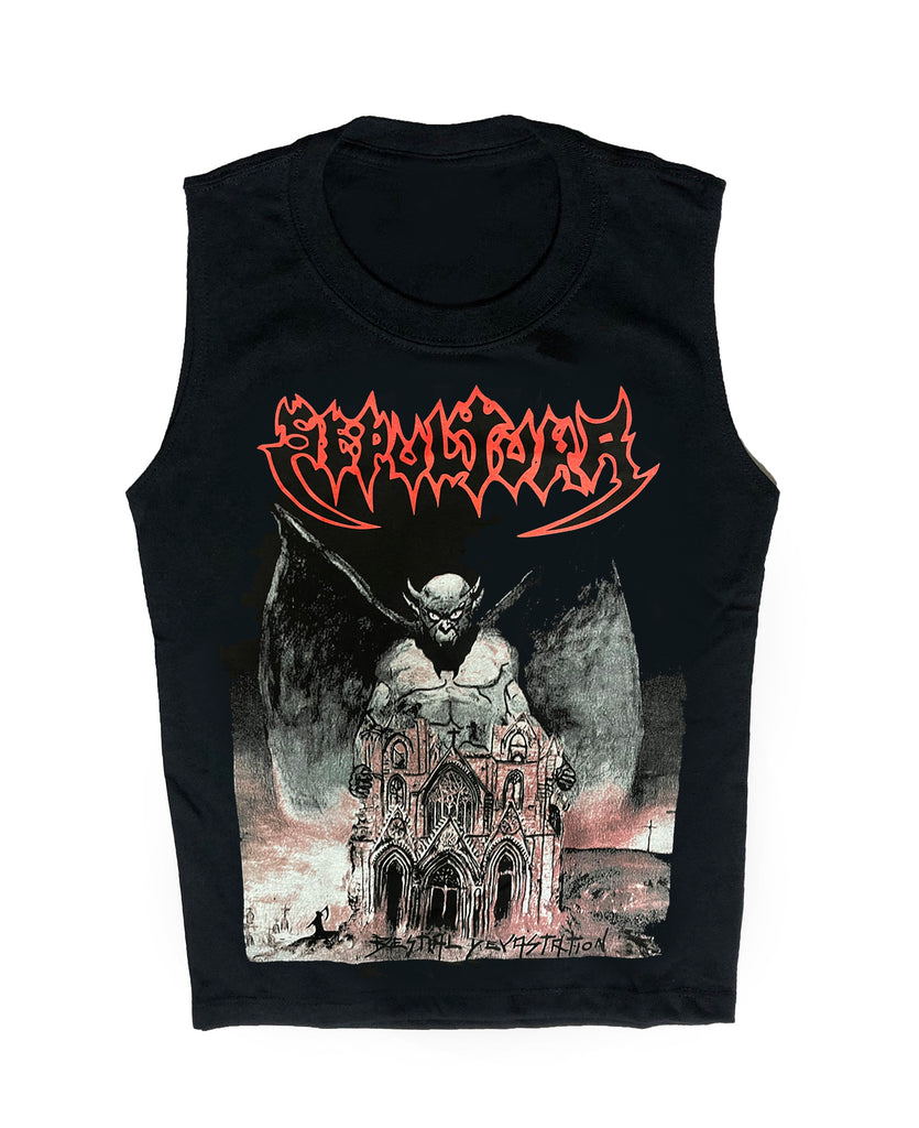 The Crow Tank (B&W) (Women) - Vera's Eyecandy