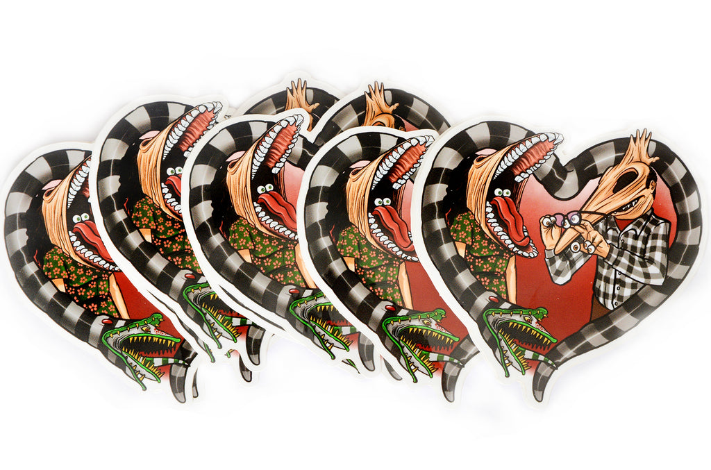 Beetlejuice Cut Vinyl STICKER - Vera's Eyecandy